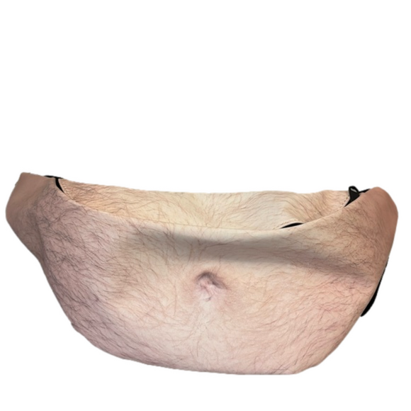 Accessories | 318 Humorous Funny Hairy Belly Fanny Pack | Poshmark
